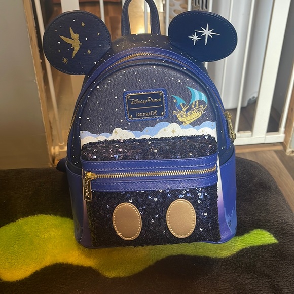 Loungefly | Bags | Disney 5th Anniversary Peter Pan Loungefly Backpack ...
